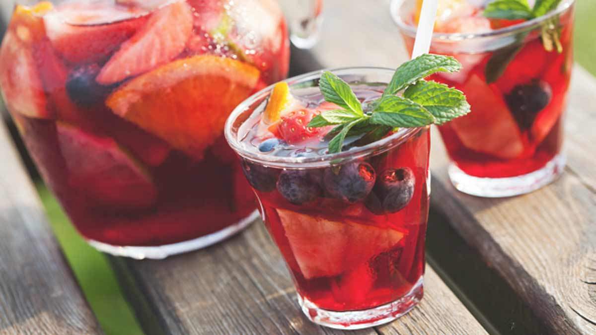 Herbal Tea Sangria Recipe | Delicious and Healthy | GROSCHE