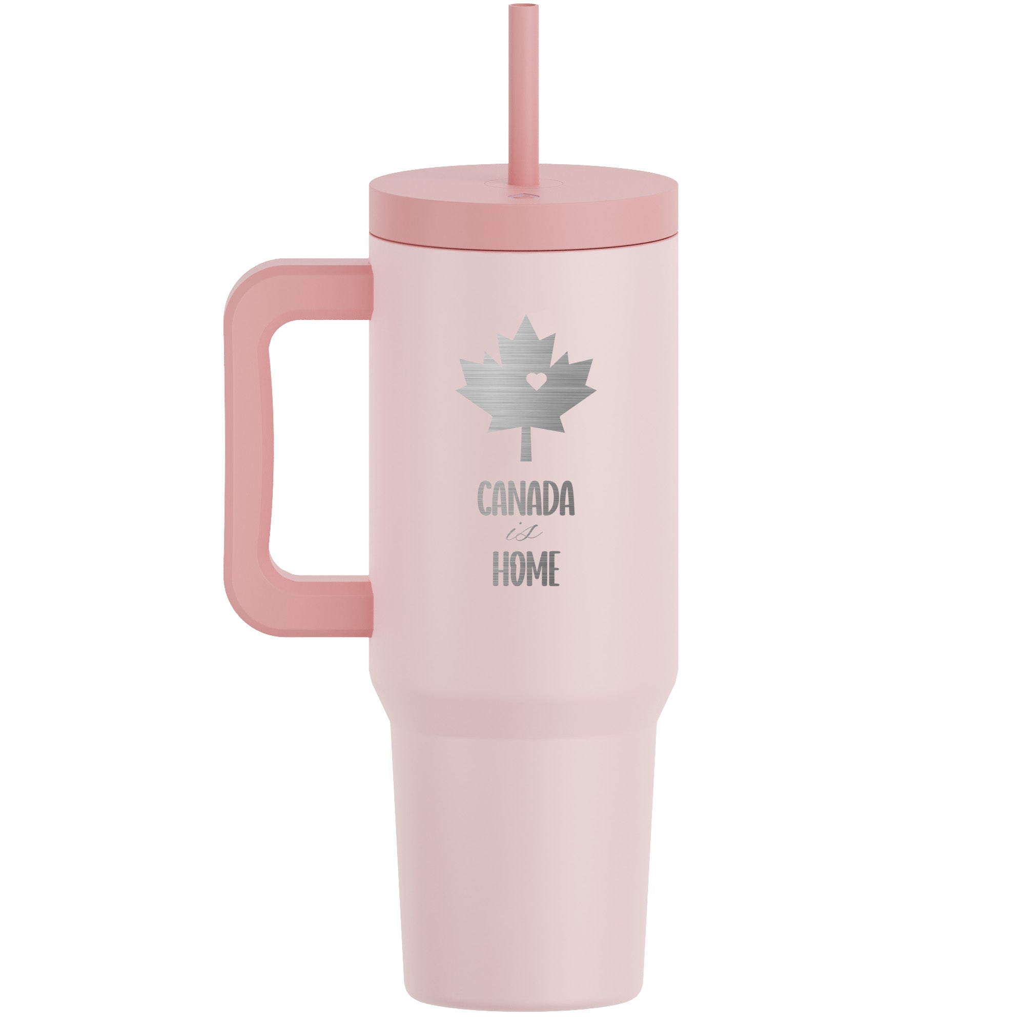 ASPEN 40oz Insulated Straw Tumbler | Canada is Home, Heart