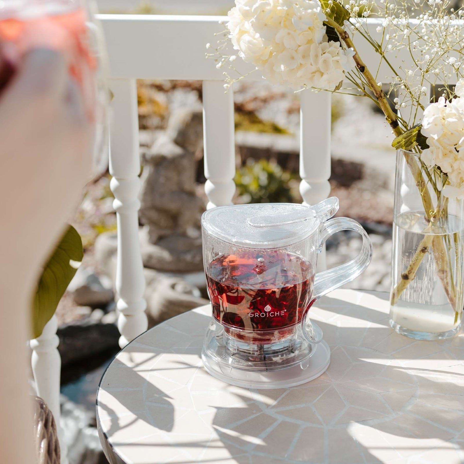 ABERDEEN Easy Pour Tea Steeper & Tea Maker, 1000mL, Capacity