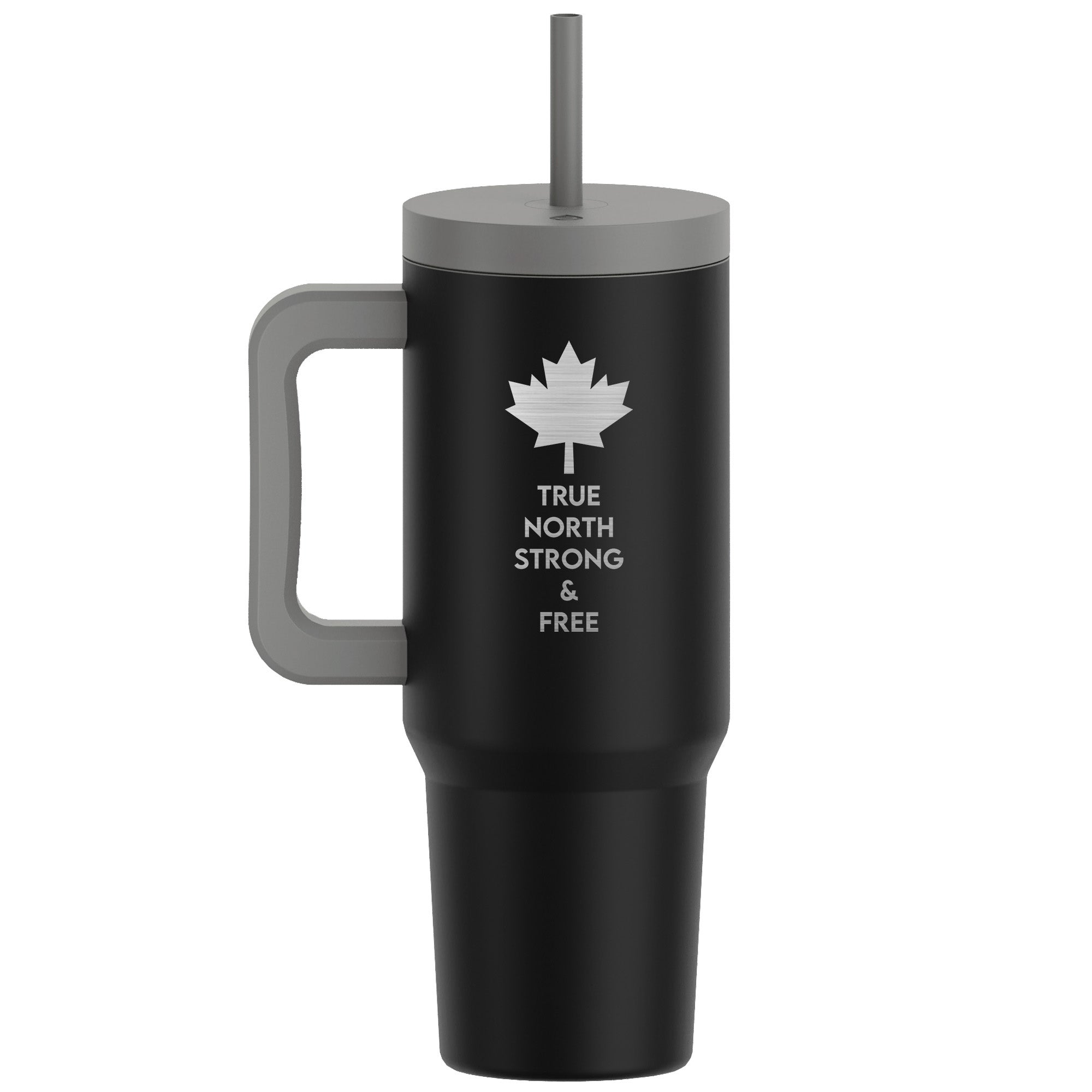 ASPEN 40oz Insulated Straw Tumbler - True North Strong & Free - GROSCHE